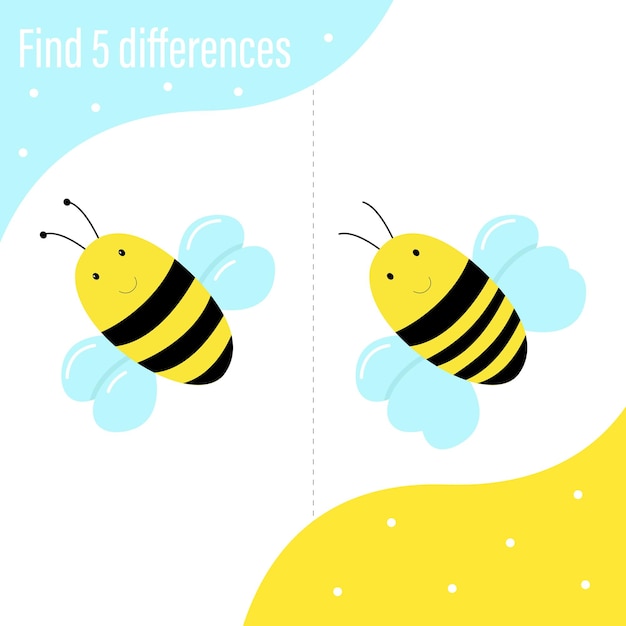 Spot the Buzzing Bee: A Fun Visual Puzzle | Jiffy Designs