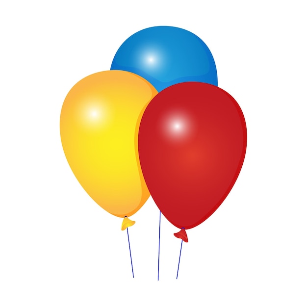 Vibrant Celebration Balloons in Primary Colors | Jiffy Designs