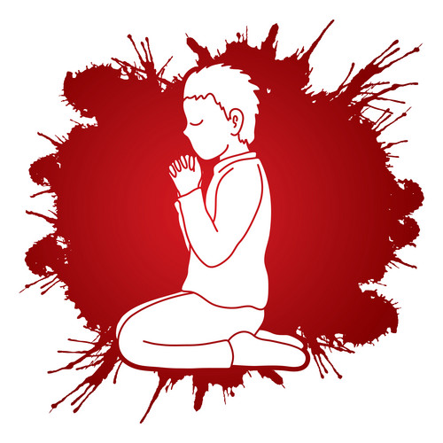 Little Boy Praise God, Prayer, Christian Praying, Thank You God Graphic ...