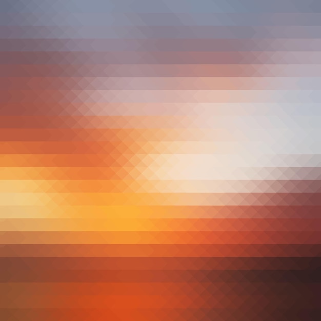 Vibrant Geometric Sunset Landscape: Striking Visual Harmony | Jiffy Designs