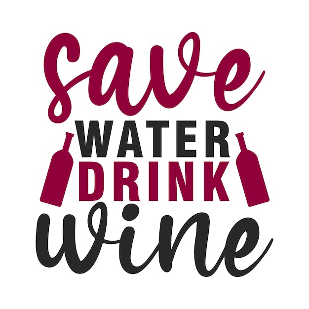 Vibrant Wine Slogan with Playful Typographic Design | Jiffy Designs