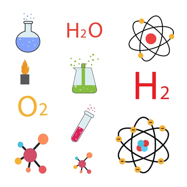 Vibrant Collection of Science Symbols and Elements | Jiffy Designs
