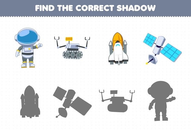 Discover the Correct Cosmic Companion: Matching Shadows of Space ...