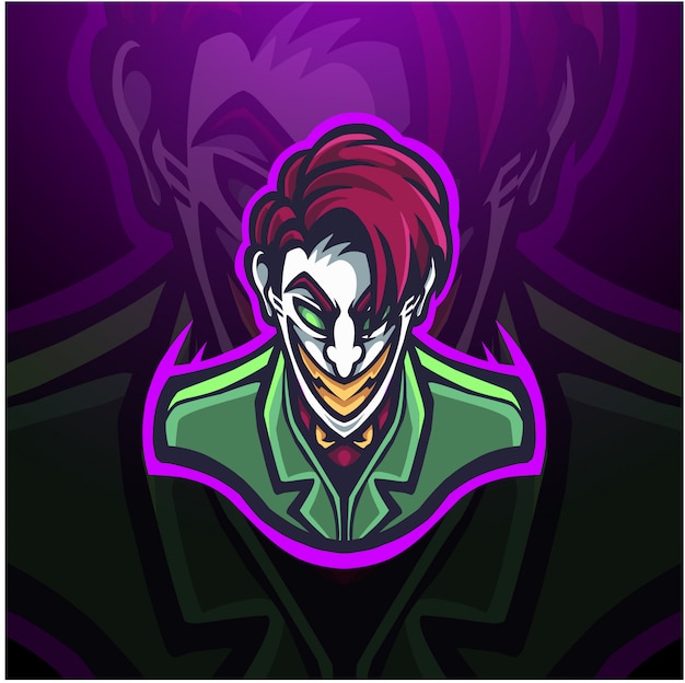 Captivating Clown Mascot with Vibrant Color Palette | Jiffy Designs