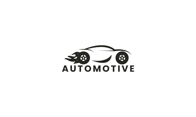 Sleek Automotive Icon: Streamlined Sports Car Design | Jiffy Designs