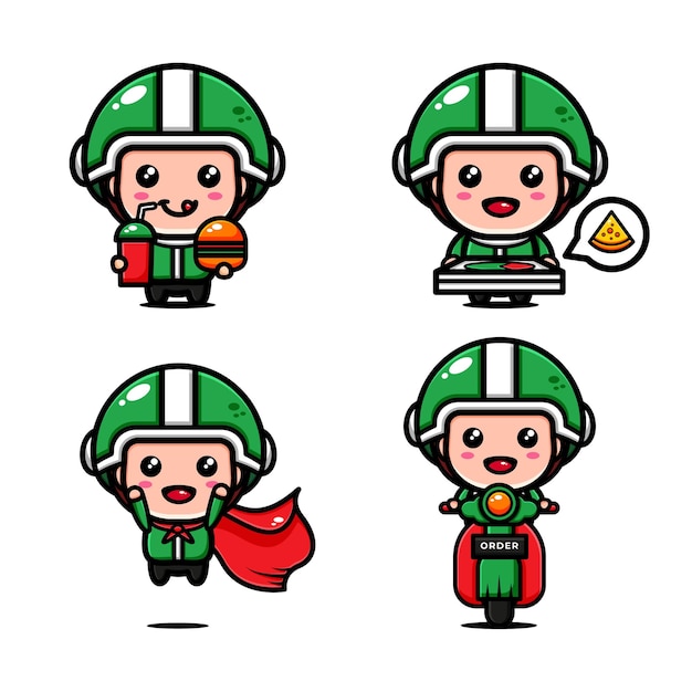 Cheerful Construction Worker Characters in Cartoon Style | Jiffy Designs
