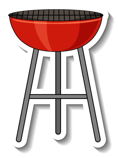 Vibrant Red Outdoor Grill for Backyard Barbecues | Jiffy Designs