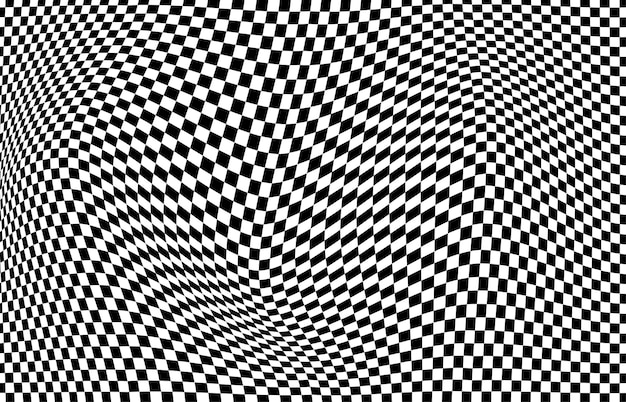 Captivating Checkered Pattern with Mesmerizing Optical Illusion | Jiffy ...