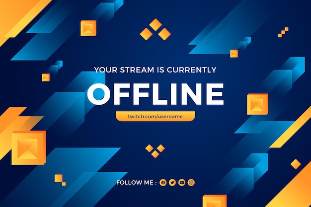 Vibrant Offline Streaming Backdrop with Geometric Shapes | Jiffy Designs