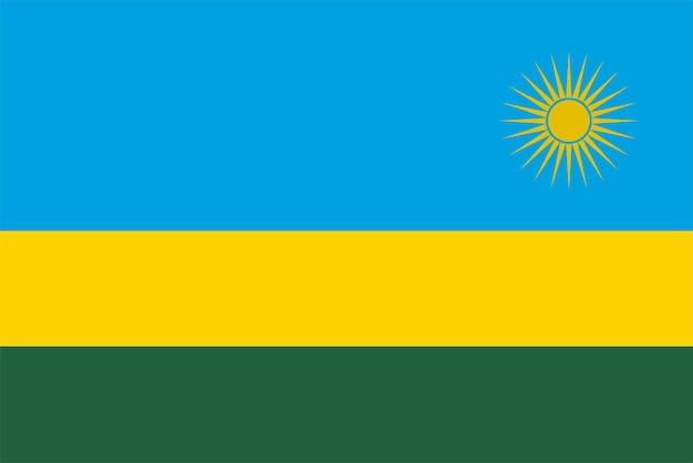 Vibrant Rwandan National Flag: A Symbol of Unity and Pride | Jiffy Designs