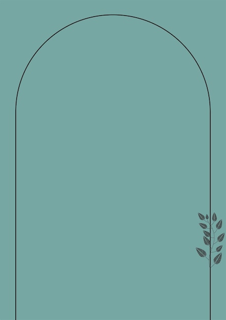 Elegant Botanical Arch Design with Leaves | Jiffy Designs