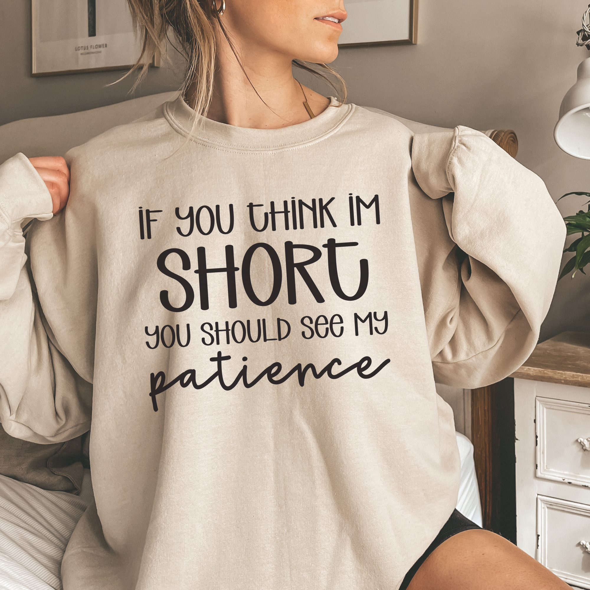 'If You Think I'm Short' Bold Typography with Playful Font Variations ...