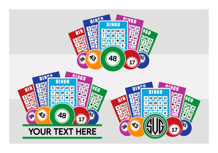Bingo Svg Bingo Clipart Vector Svg Bingo Cards Svg Bingo Daubers Svg Bingo Balls Svg Bingo Game ...