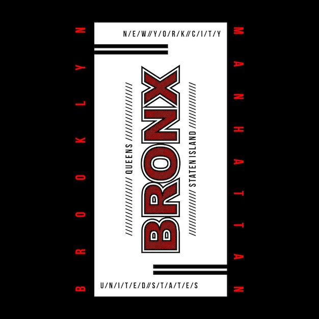 Bronx Bold Text Logo with Arrows on Black Background | Jiffy Designs