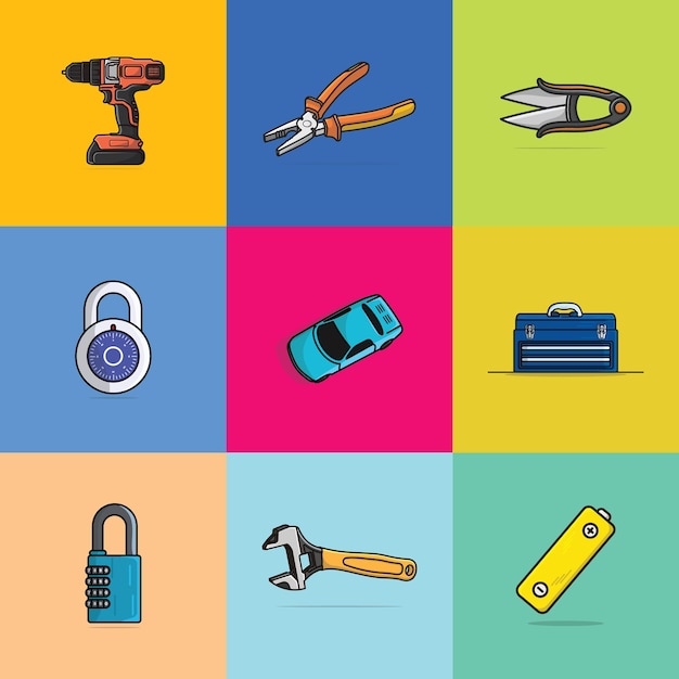 Vibrant Toolbox: Essential Instruments for Everyday Tasks | Jiffy Designs