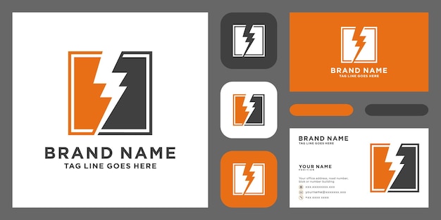 Powerful Lightning Bolt Branding Identity Design | Jiffy Designs
