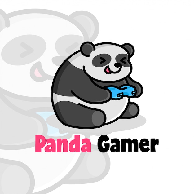 Adorable Panda Gamer Clutching Game Controller | Jiffy Designs