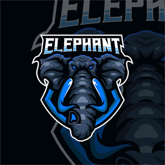 Fierce and Formidable Elephant Mascot Emblem | Jiffy Designs