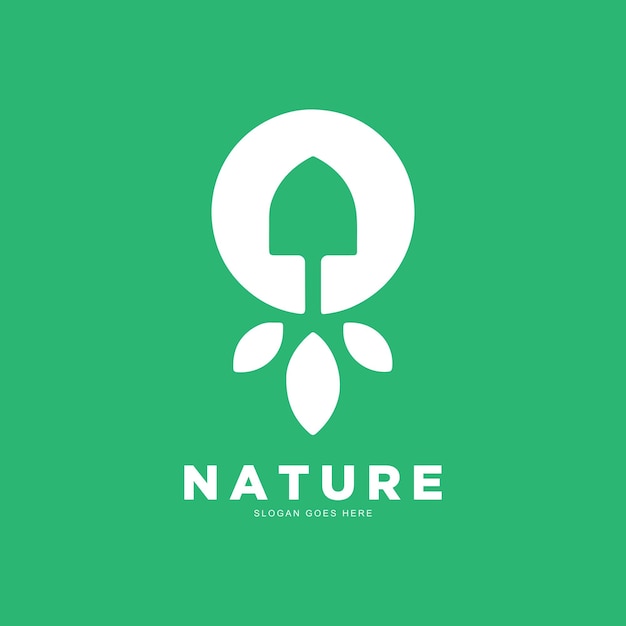 Minimalist Nature Emblem with Tree and Leaf Illustration | Jiffy Designs