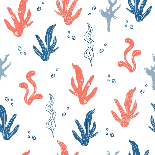 Vibrant Underwater Coral Reef Pattern | Jiffy Designs