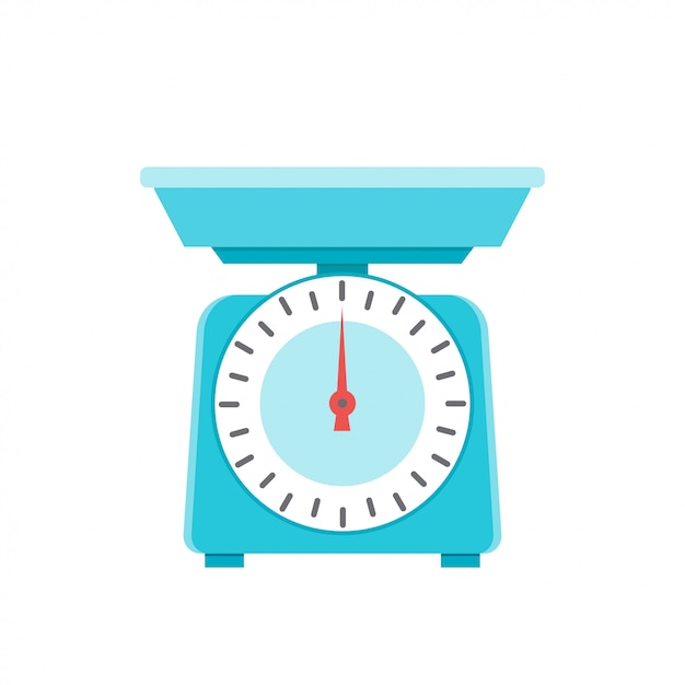 Classic Analog Kitchen Scale in Vibrant Teal Hue | Jiffy Designs