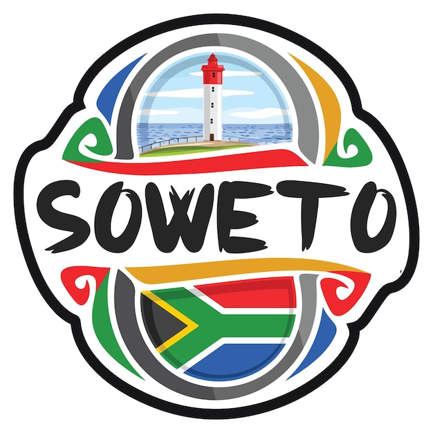 Vibrant Soweto Lighthouse Emblem with South African Flair | Jiffy Designs