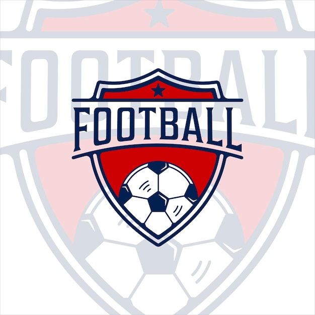 Vibrant Football Crest with Iconic Soccer Ball | Jiffy Designs