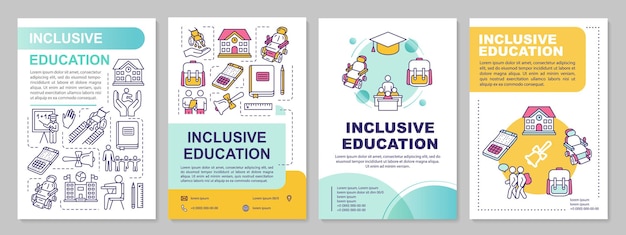 Vibrant Inclusive Education Posters Highlighting Learning Diversity ...