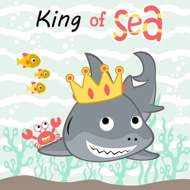Playful Underwater Monarch: The Charming King of Sea Life | Jiffy Designs