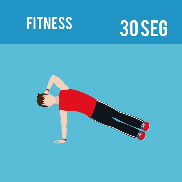 Energetic Fitness Workout: 30-Second Plank Challenge | Jiffy Designs