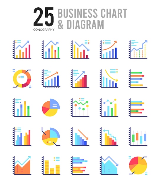 Vibrant Visualizations: 25 Diverse Business Charts and Diagrams | Jiffy ...