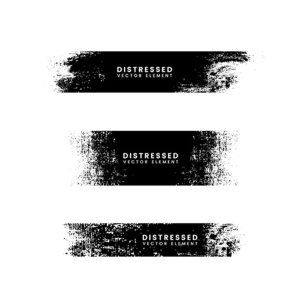 Diverse Collection of Distressed Graphic Elements for Versatile Designs ...