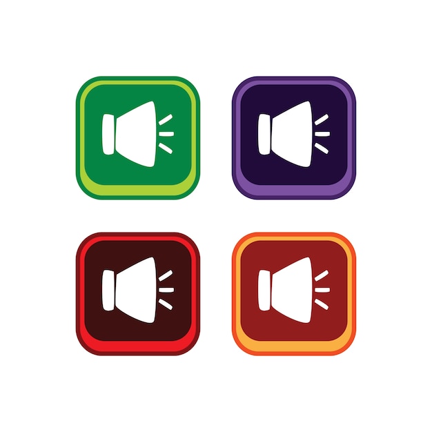 Vibrant Volume Control Icons for Multimedia Interfaces | Jiffy Designs