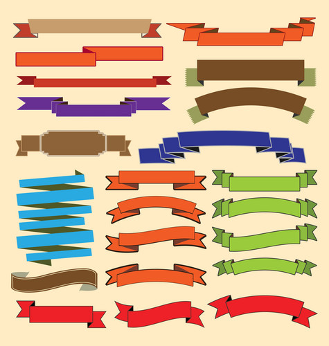 Ribbons And Banners Collection | Jiffy Designs