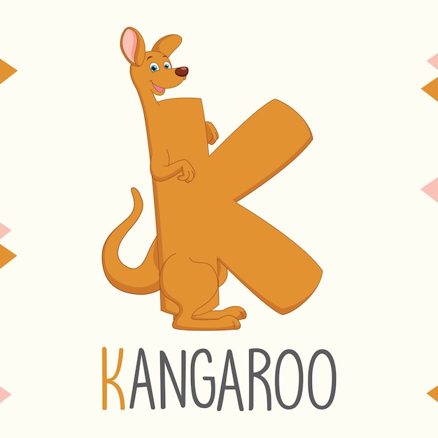 Charming Kangaroo Illustration with Playful Lettering | Jiffy Designs