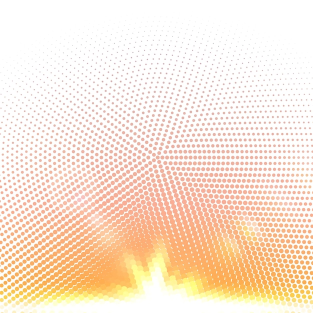 Vibrant Radiant Sunburst Pattern with Halftone Gradient | Jiffy Designs