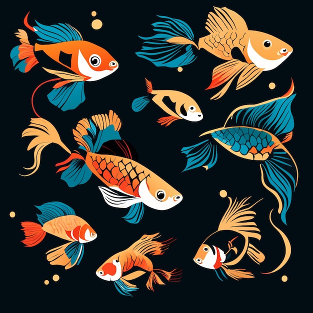 Vibrant Underwater Aquarium with Diverse Tropical Fish | Jiffy Designs