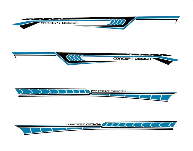 Dynamic Automotive Concept Designs with Sleek Striped Patterns | Jiffy ...
