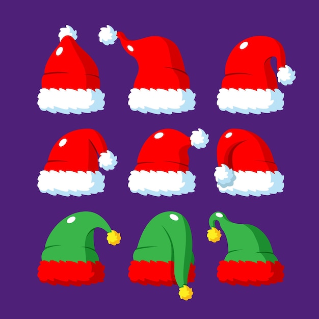 Festive Collection of Vibrant Santa Hats and Elf Caps | Jiffy Designs