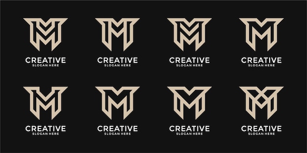 Striking Monogram Symbols in Elegant Geometric Design | Jiffy Designs