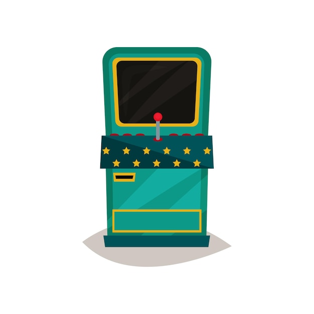 Vibrant Retro Arcade Cabinet with Glowing Display | Jiffy Designs