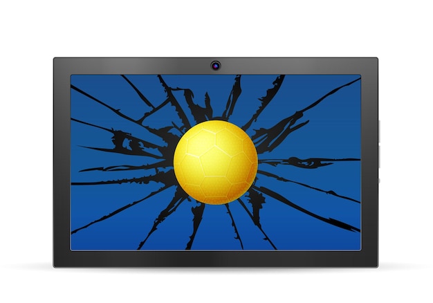 Vibrant Sun Emblem Shining Through Fractured Glass | Jiffy Designs
