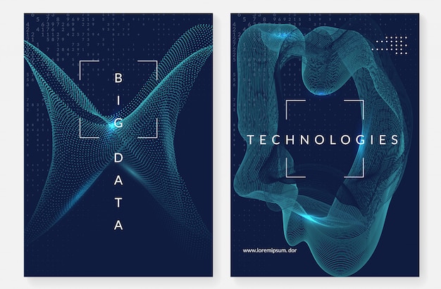 Captivating Digital Technologies Abstract Poster Collection | Jiffy Designs