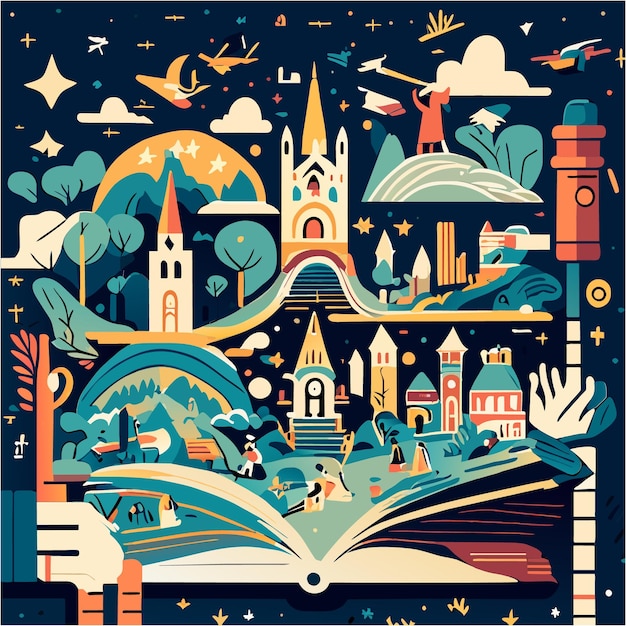 Enchanting Storybook Landscape: A Whimsical World Unfolds | Jiffy Designs