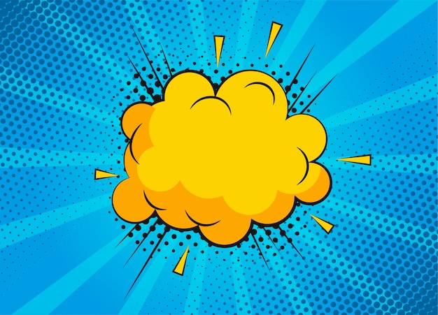 Vibrant Explosion of Excitement on a Retro-Inspired Background | Jiffy ...