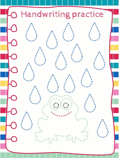 Playful Raindrop Tracing Practice for Handwriting Improvement | Jiffy ...