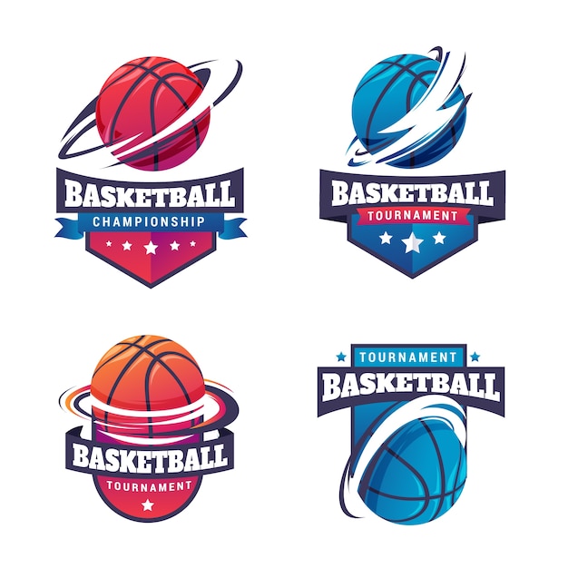 Vibrant Basketball Tournament Emblems Showcasing Dynamic Game Imagery ...