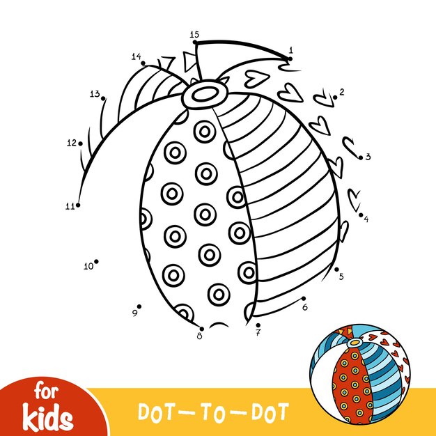 Vibrant Polka Dot Ladybug Dot-to-Dot for Kids | Jiffy Designs