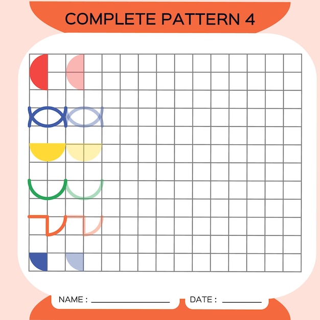 Vibrant Geometric Shapes in a Repeating Pattern | Jiffy Designs