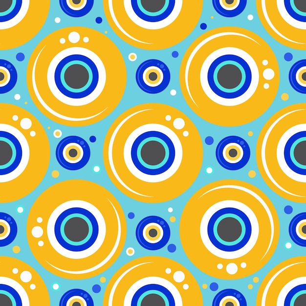 Vibrant Retro Circles Pattern | Jiffy Designs